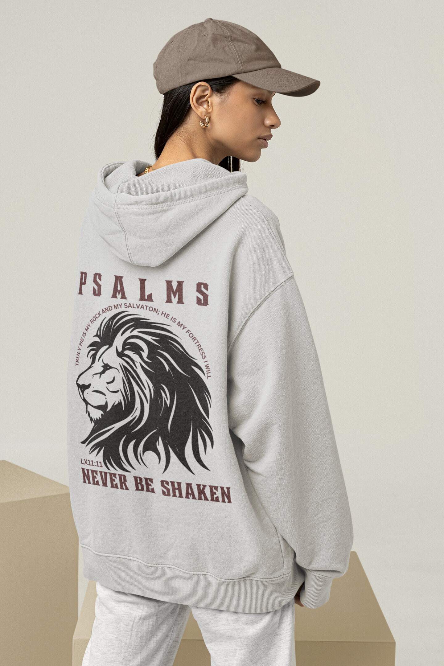 Never Be Shaken Hoodie, Bible Verse Hoodie,christian Gift,jesus Hoodie ...