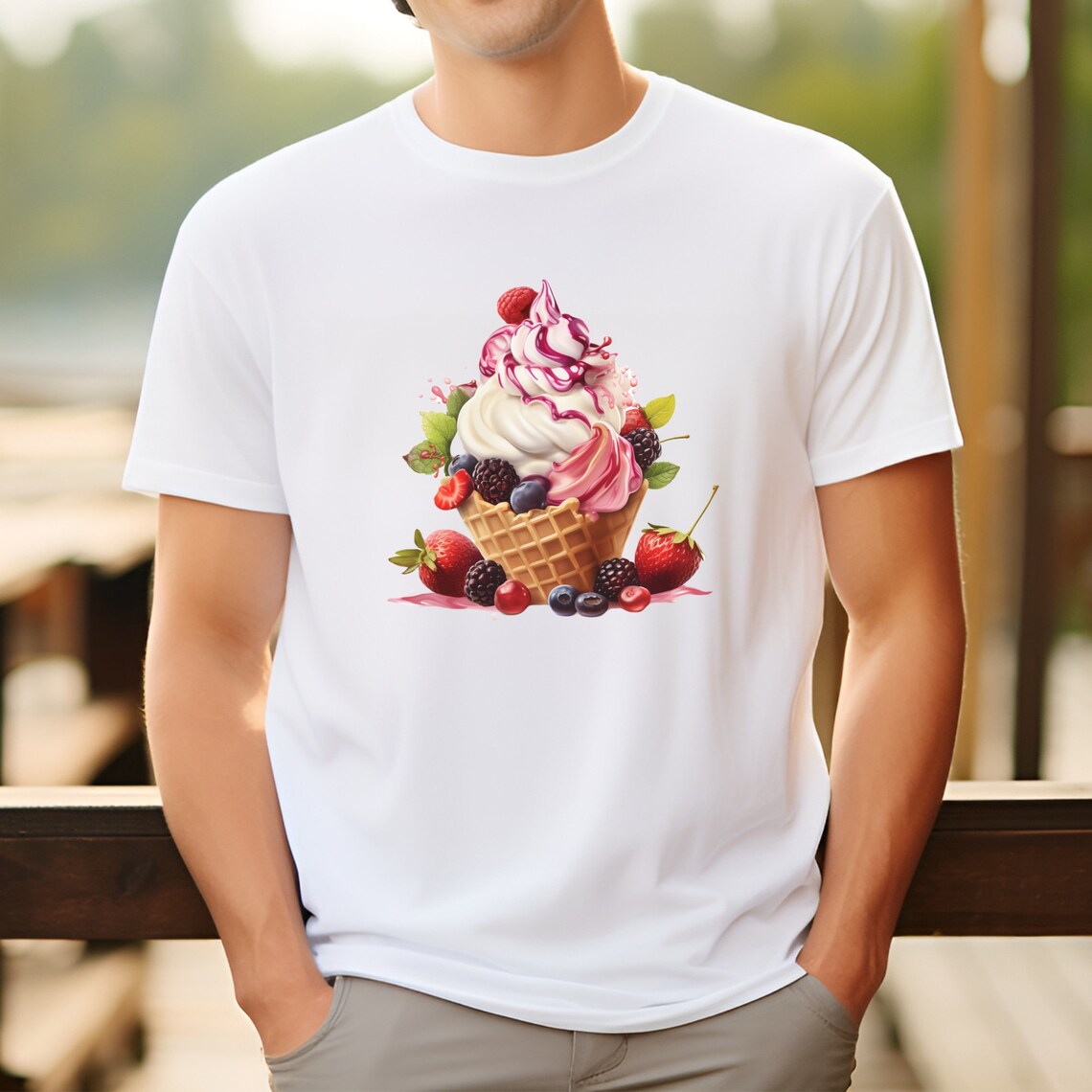 Ice Cream T-shirt, Comfort Colors Tee, Retro Style T-shirt, Vintage ...