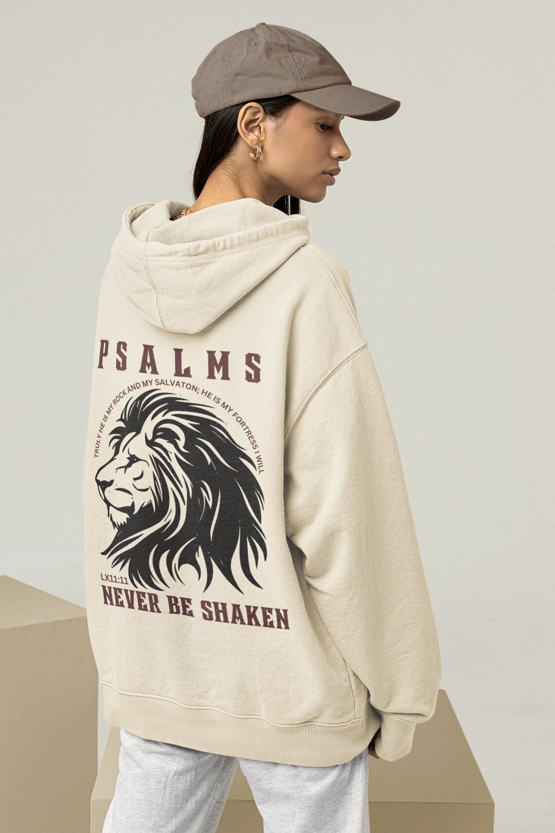 Never Be Shaken Hoodie, Bible Verse Hoodie,christian Gift,jesus Hoodie ...