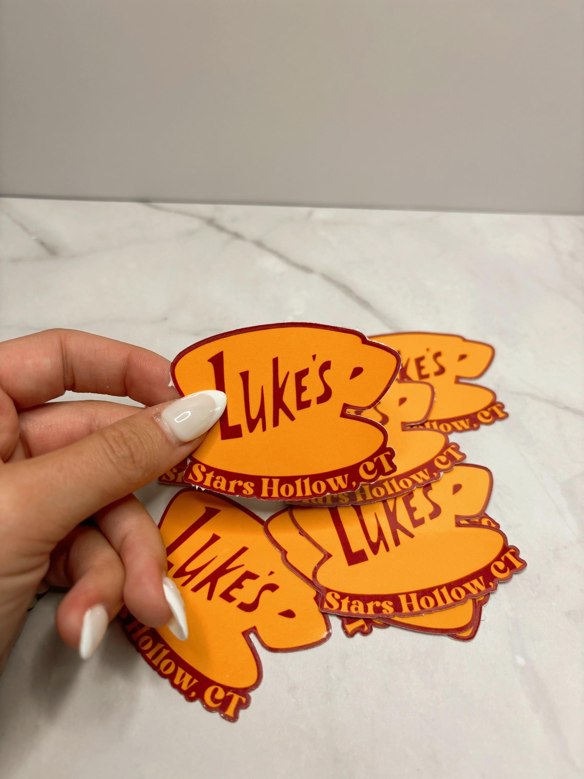 Gilmore Girls Stickers, Luke's Diner Sticker, Stars Hollow Sticker ...