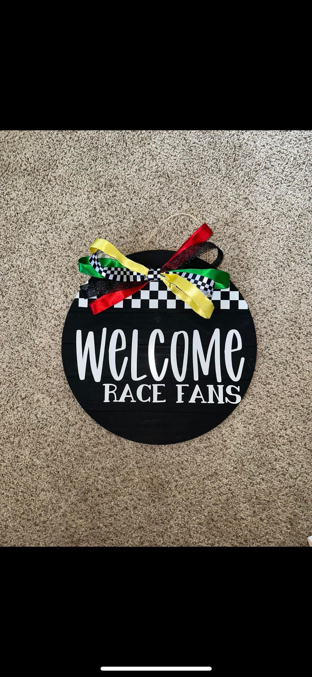 Welcome Race Fans - Etsy