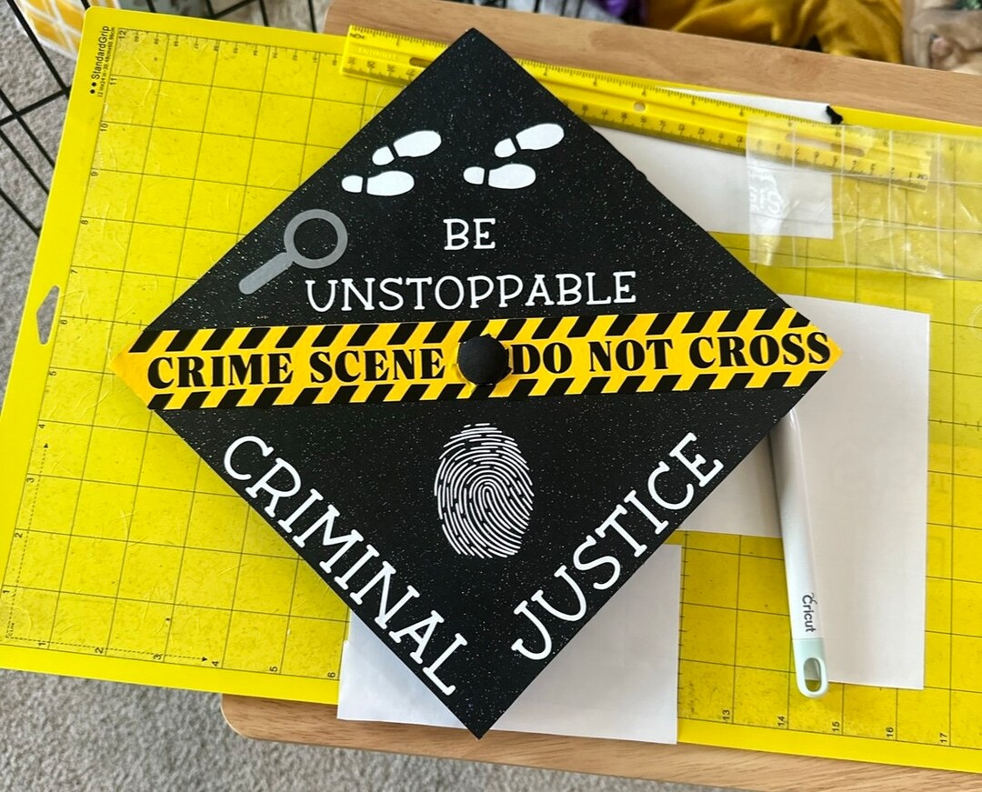 Criminal Justice Graduation Cap - Etsy