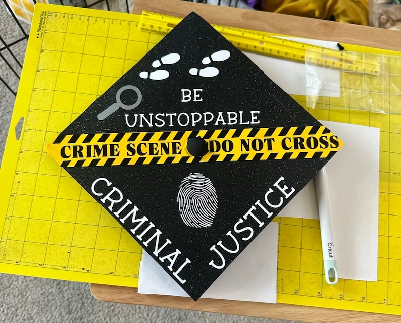 Criminal Justice Graduation Cap - Etsy
