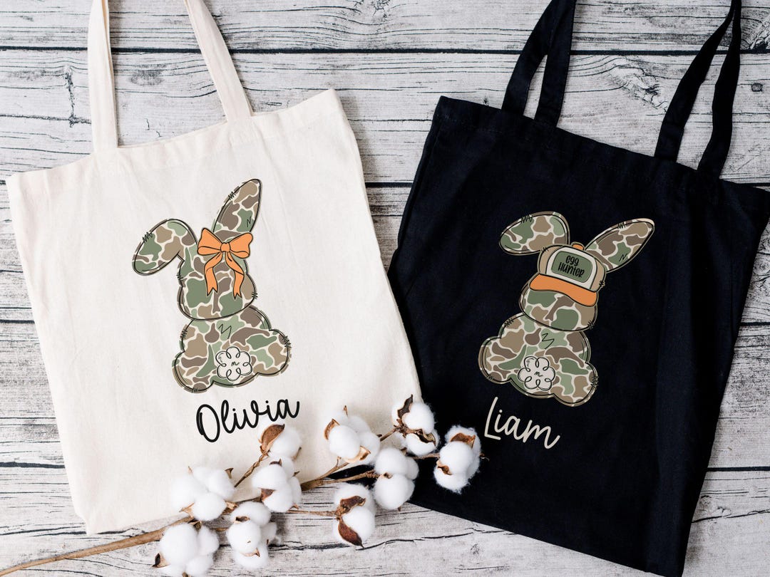 Custom Easter Basket, Easter Egg Hunts, Bunny Baskets for Kids Bag ...