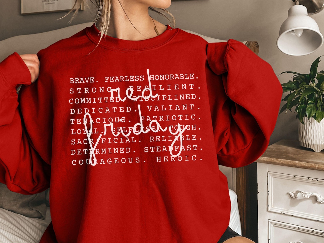 Red Friday Remember Everyone Deployed Sweatshirt, Red Friday Sweater ...