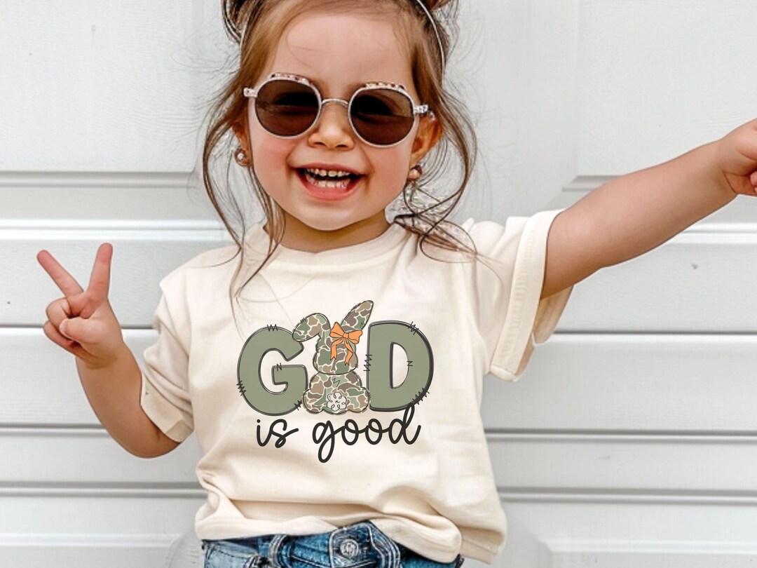 God is Good Camo Easter Bunny Shirt, Easter, Easter Bunny Shirt, Kids ...