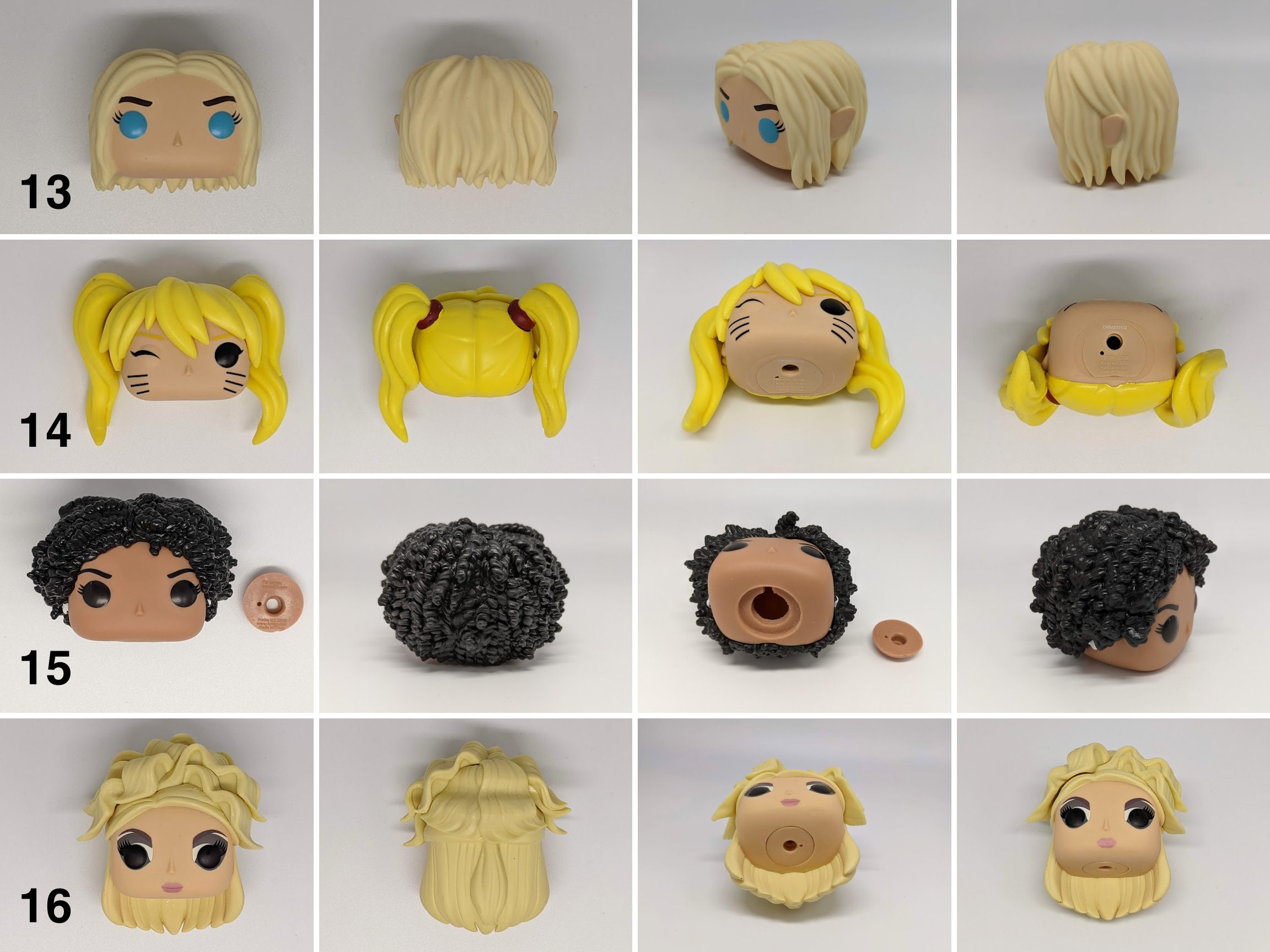 FEMALE HEAD & BODIES for Customizing Funko Pop Figures - Etsy