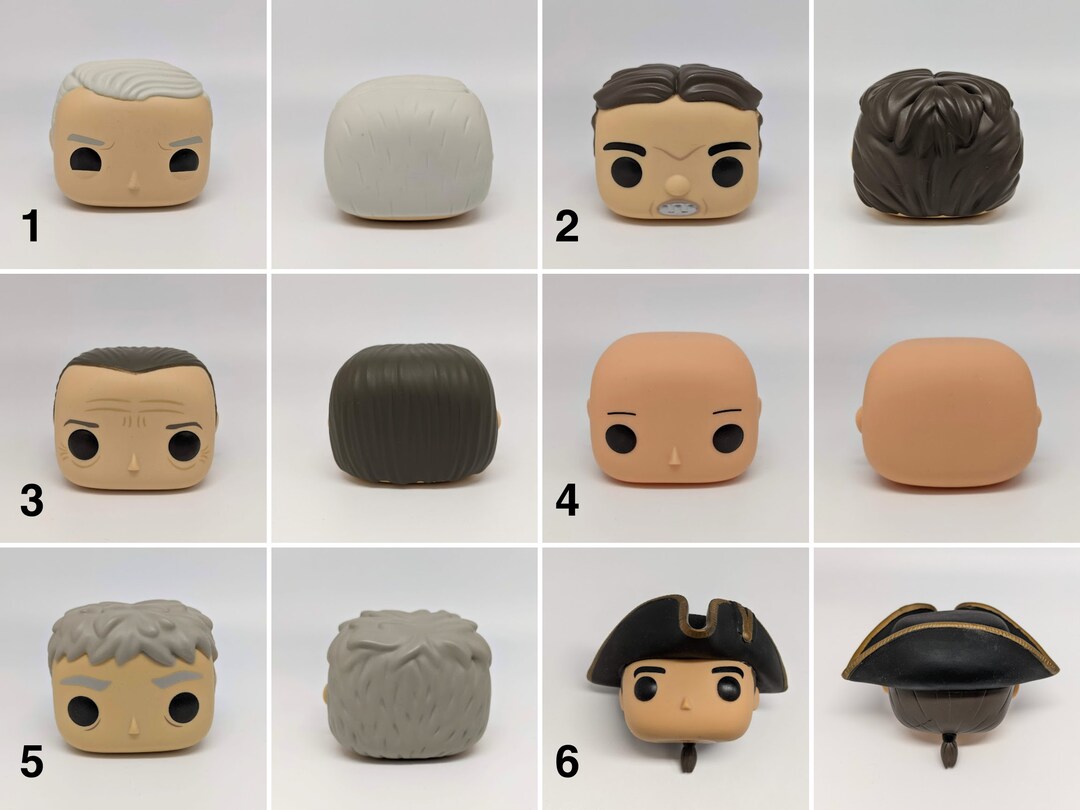 MALE HEADS for Customizing Funko Pop Figures - Etsy