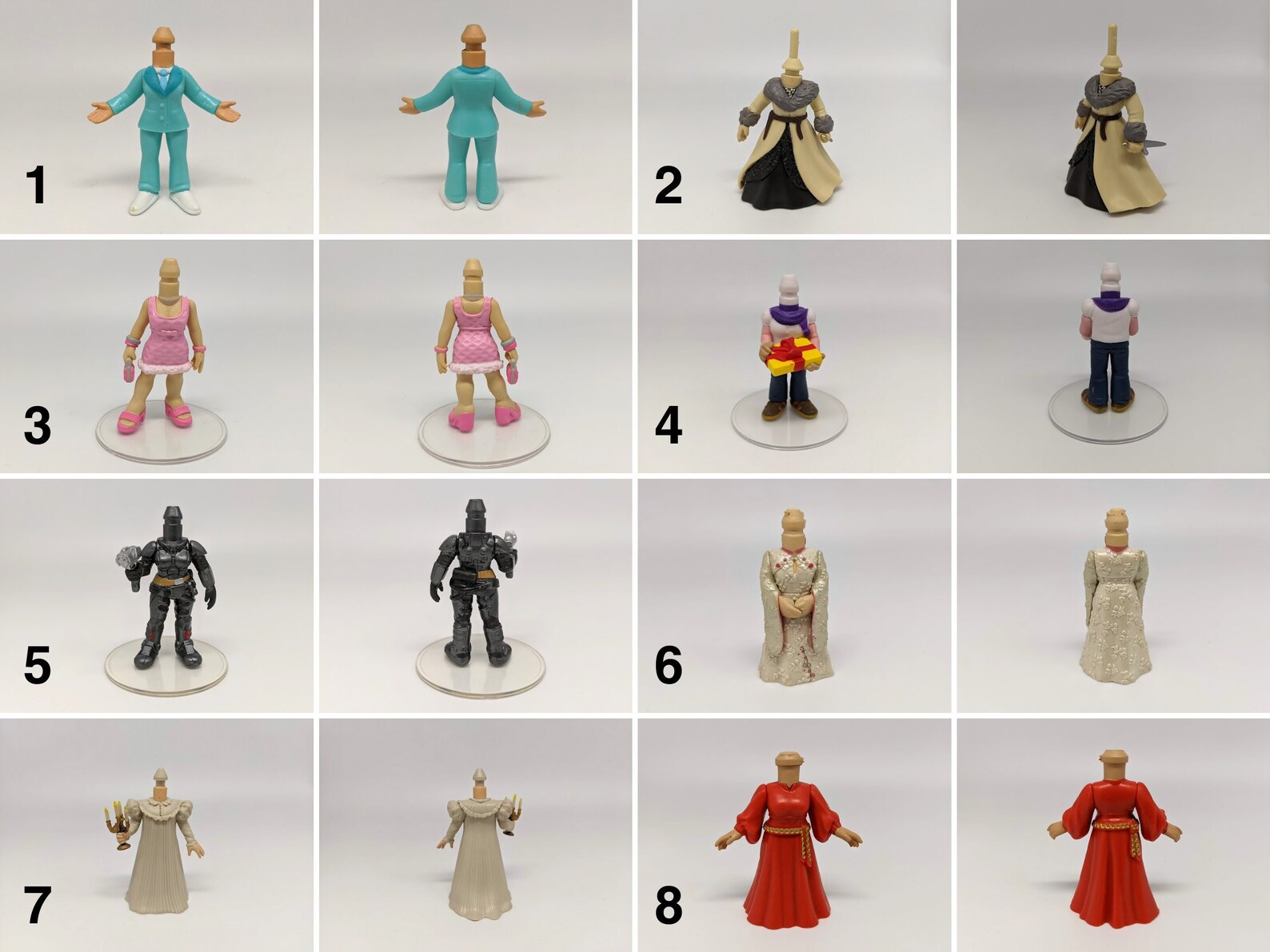 FEMALE HEAD & BODIES for Customizing Funko Pop Figures - Etsy