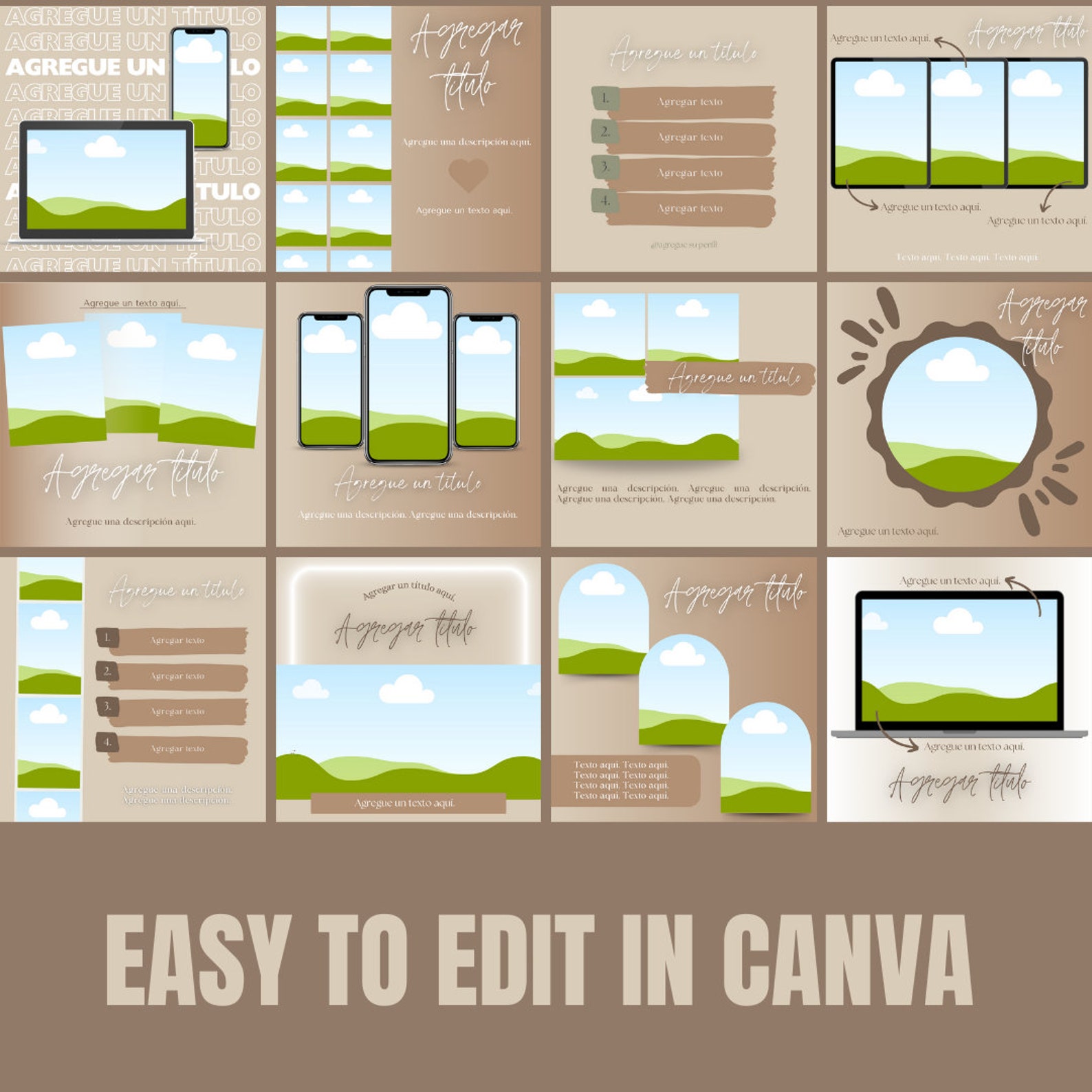 25 Editable Templates in Canva - Etsy