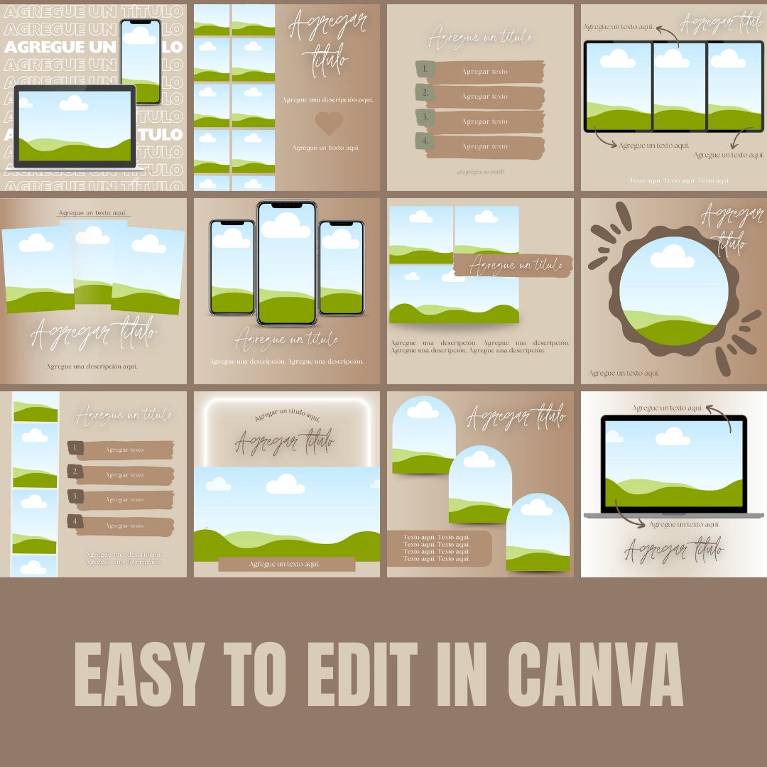 25 Editable Templates in Canva - Etsy