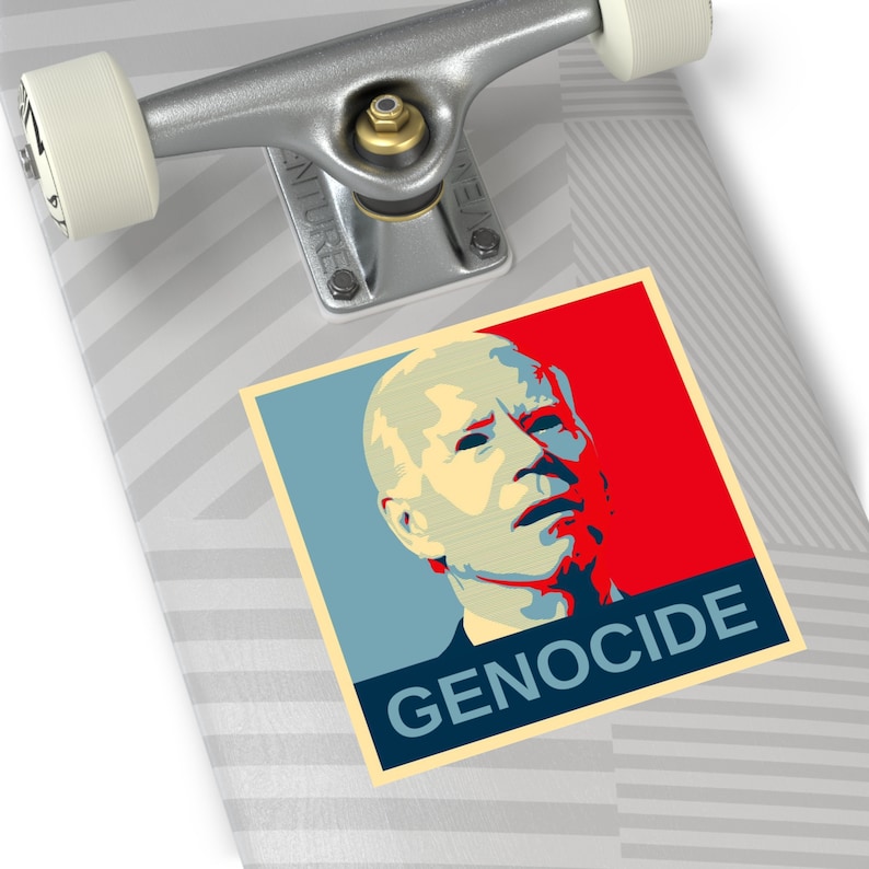 Genocide Joe Biden - Vinyl Sticker - Etsy