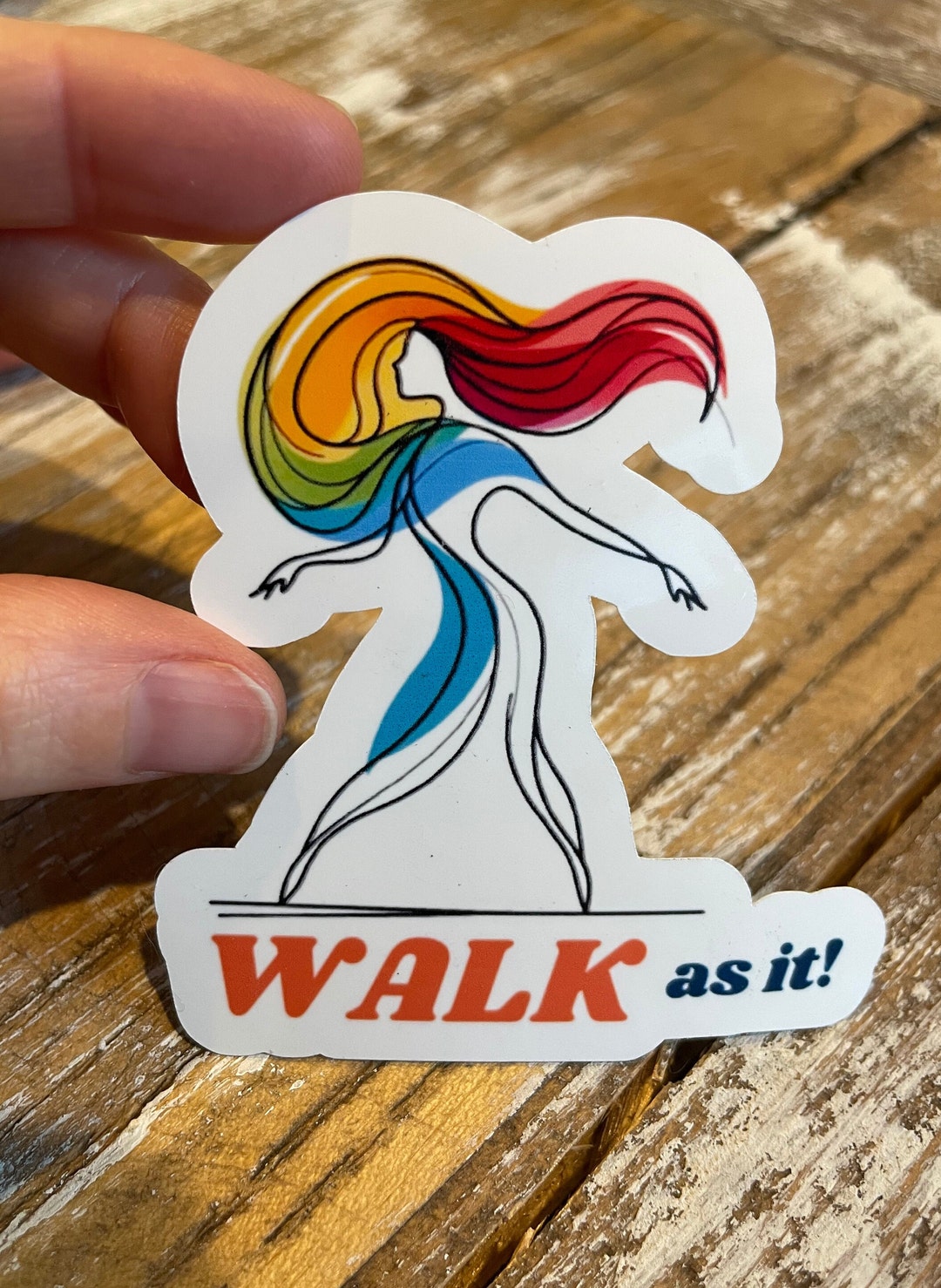 Joe Dispenza Sticker Walk as It, Laptop Stickers, Spiritual and ...