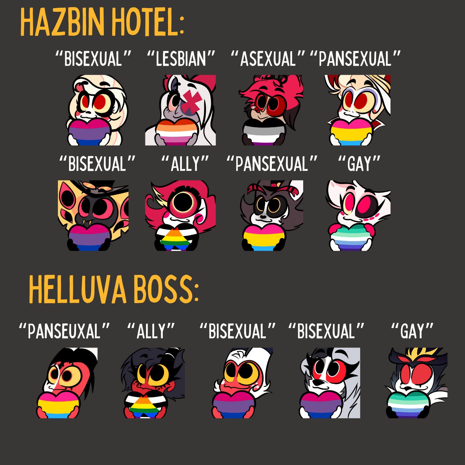 HH/HB Pride Emotes - Etsy