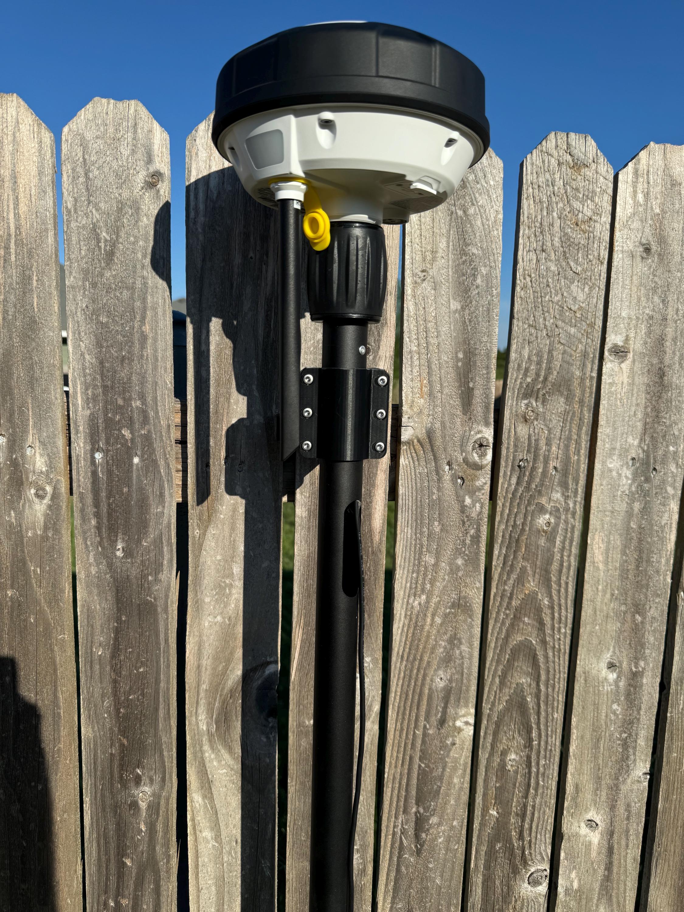 Mammotion RTK Pole Mount Black fence and Post Mount. - Etsy