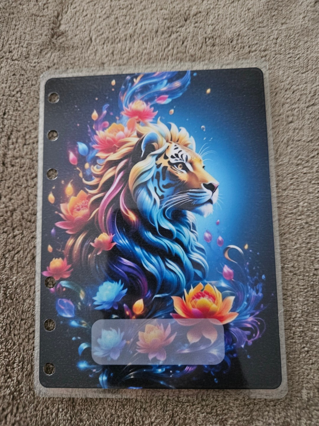 Savings Challenge Divider Sheet A6 Lion/tiger - Etsy