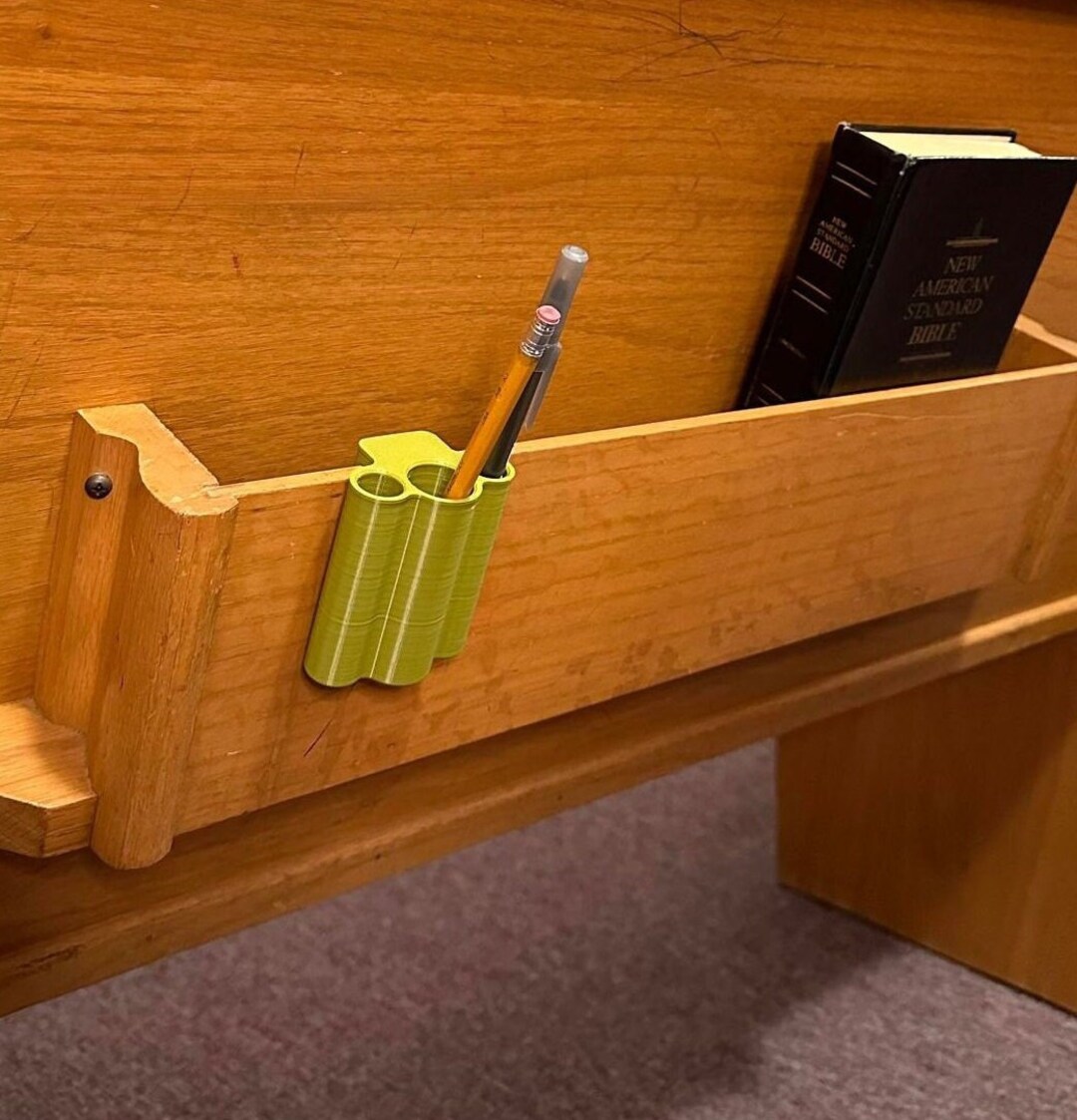 Church Pew Pen Holder Mini Multiple Pen Holder for Pens Highlighter ...