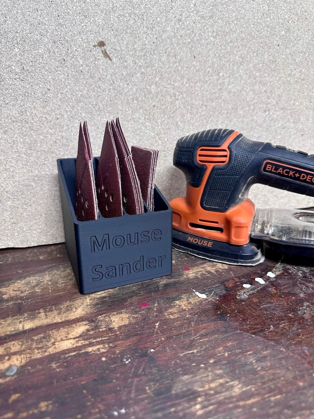 Sander Disk Organizer, for Mouse Detail Sander Sand Paper Sheets ...