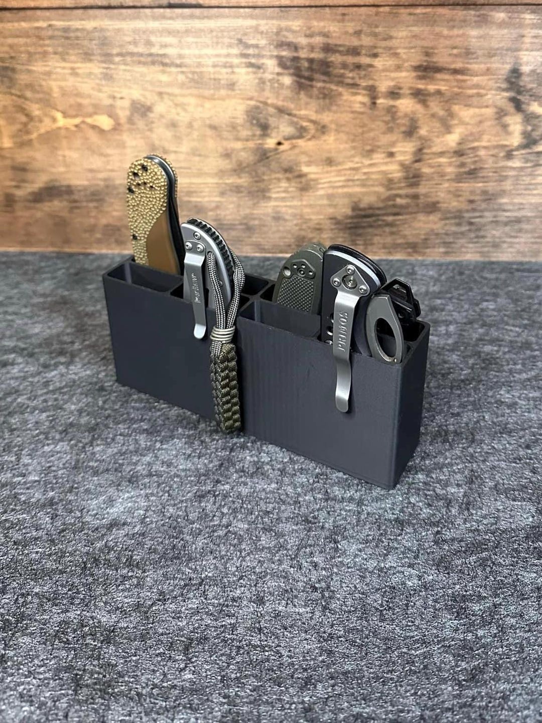 Pocket Knife Storage Organizer for Knives, Men's Gift EDC Organizer - Etsy