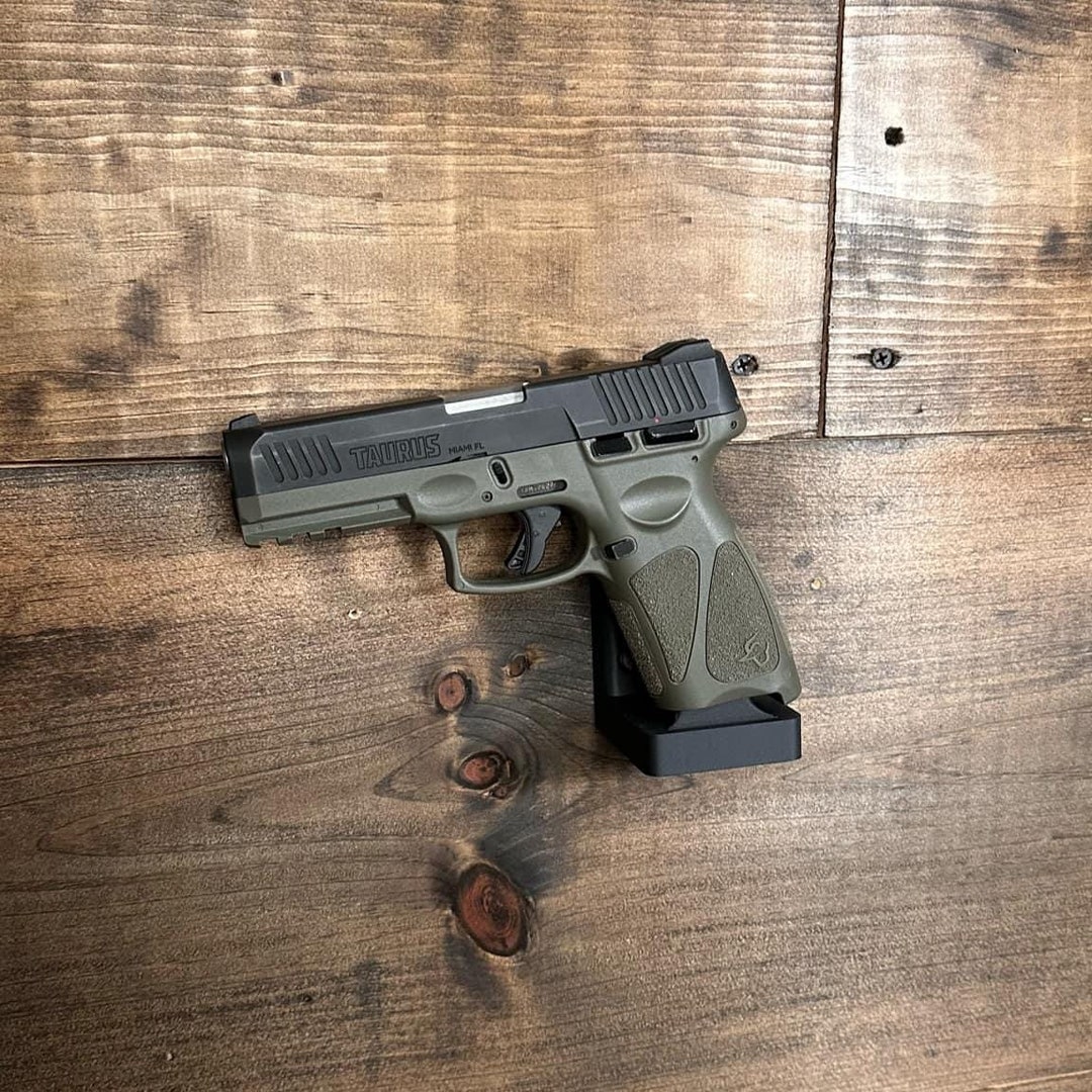 Wall Mount Pistol Stand, Handgun Display Holder for Double Stack 9mm ...
