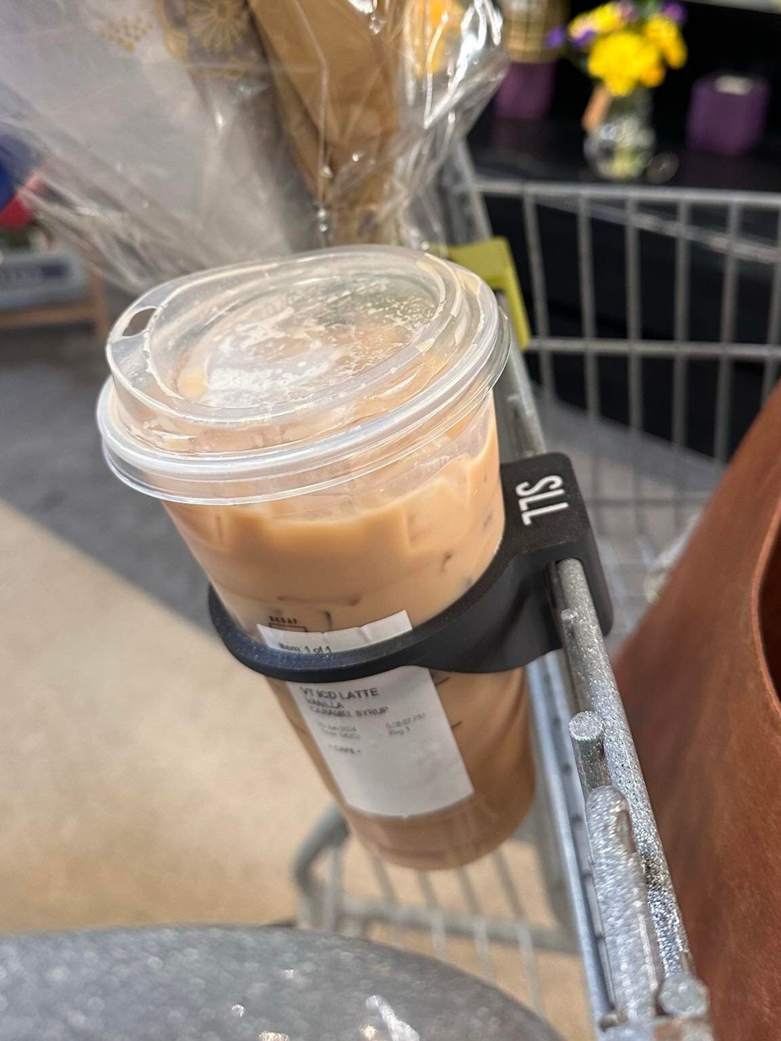 Shopping Cart Cup Holder Minimalist Design Cup Holder Shopping Cart ...
