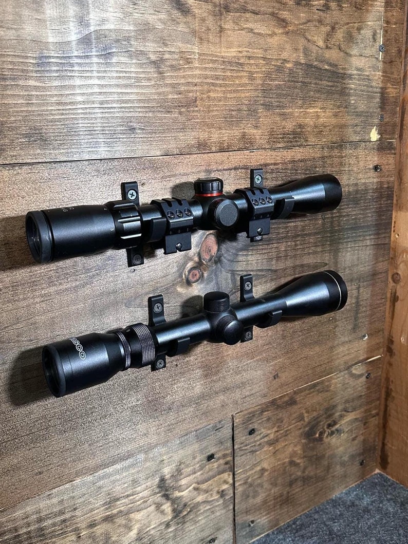 Wall Mounted Scope Holder, Rifle Scope Storage Solution, Hunting Gift ...