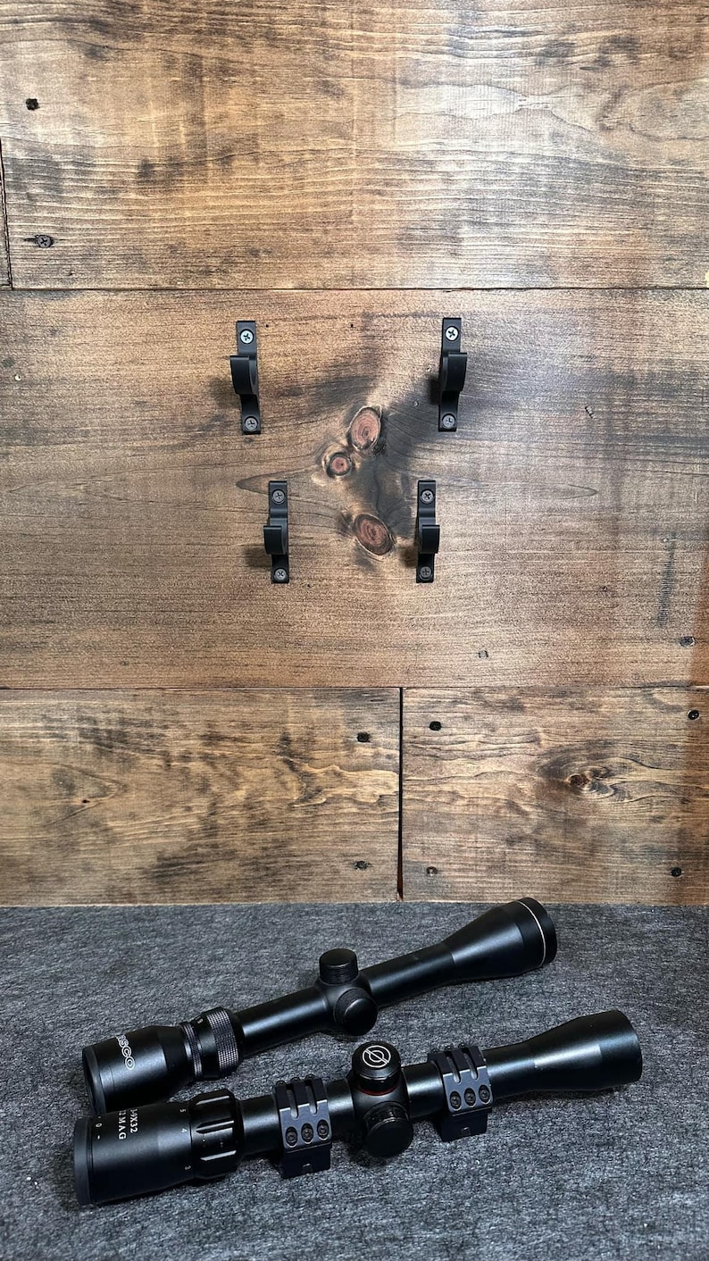 Wall Mounted Scope Holder, Rifle Scope Storage Solution, Hunting Gift ...
