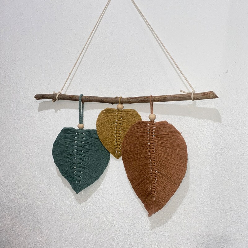 Macrame Leaf - Etsy