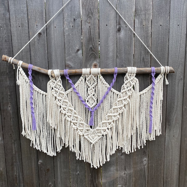 Colored Macrame Wall Hanging - Etsy