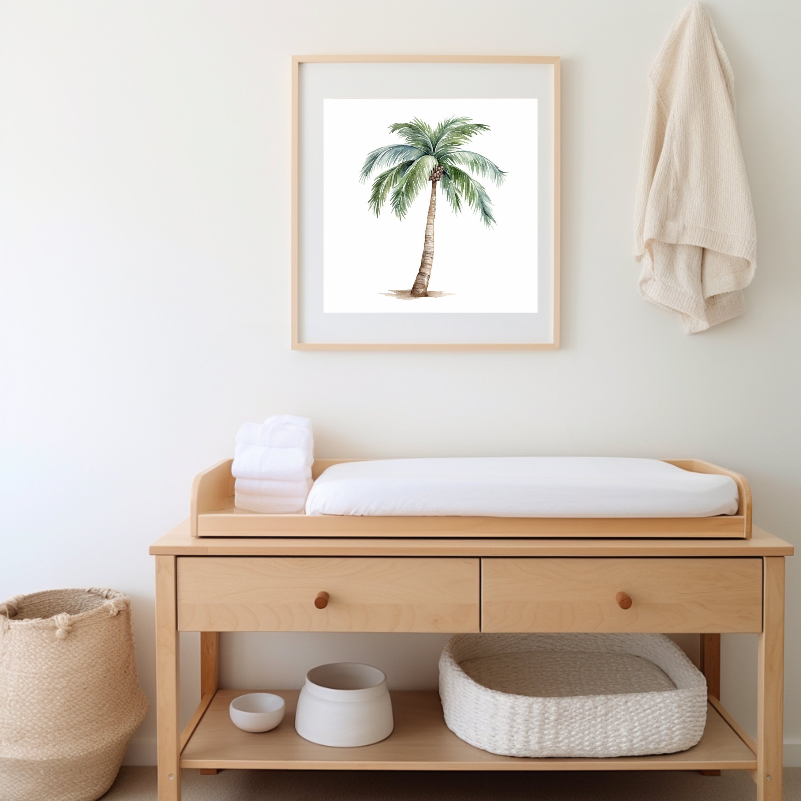 Palm Tree Watercolour DIGITAL PRINT FILE - Etsy