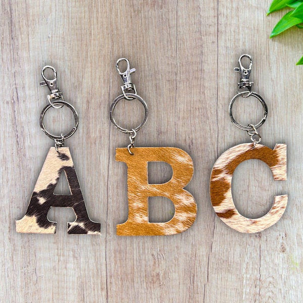 Alphabet Keychain - Etsy