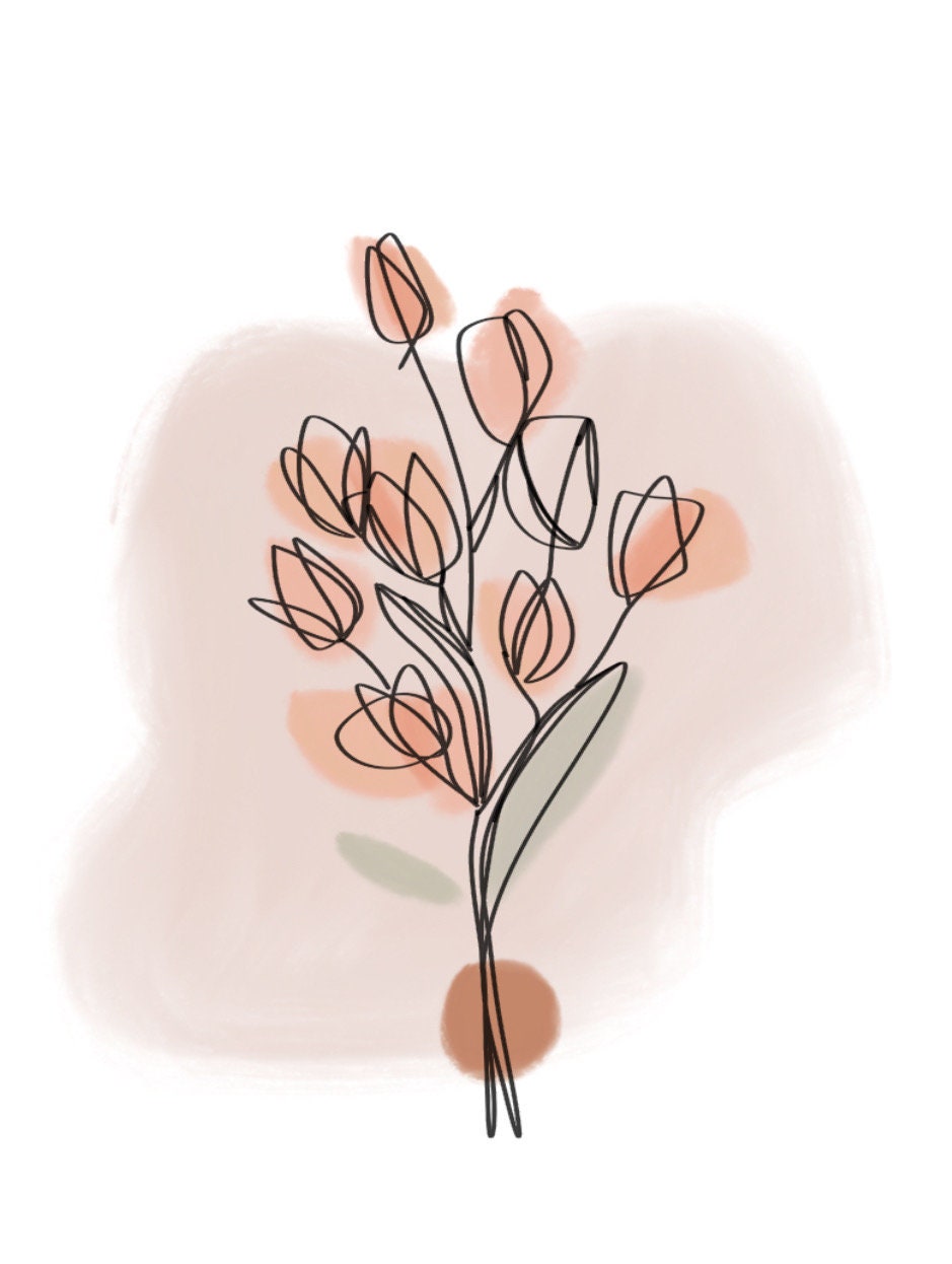 Single Line Digital Art. - Etsy