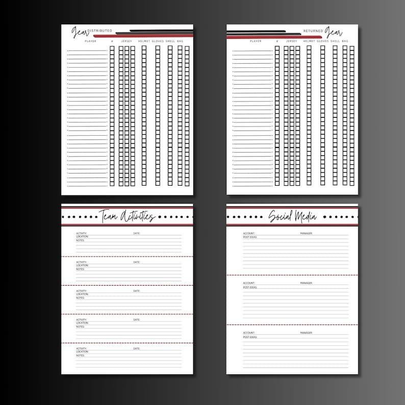 Hockey Planner, Hockey Team Management, Hockey Team Manager, Hockey ...