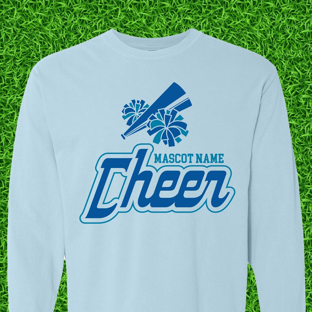 Cheer Mascot Svg, Svg Files for Cricut, Cheer Mascot DIY Name, Svg for ...