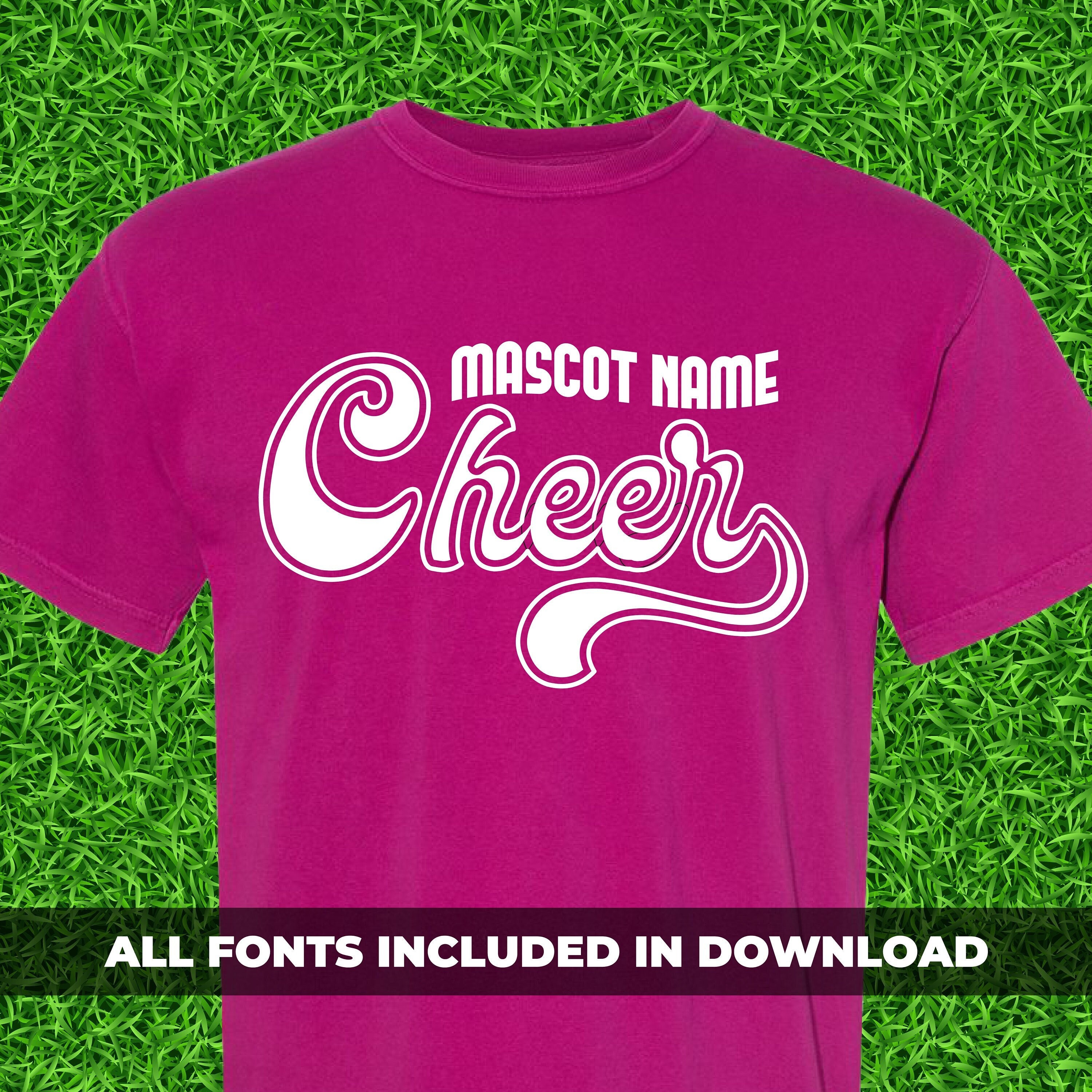 Cheer Mascot Svg, Svg Files for Cricut, Cricut Cut Files, Iron On ...