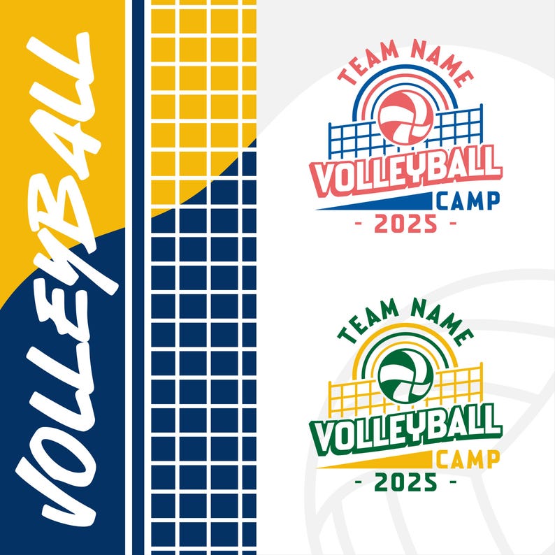 Volleyball Camp SVG, Custom DTF, Volleyball Camp Cricut File ...