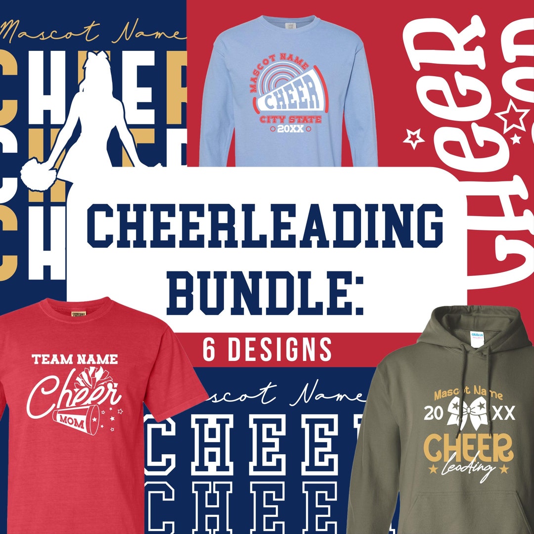 Cheer Bundle SVG, Mascot Template Svg, Personalize Cheer Team, Svg ...