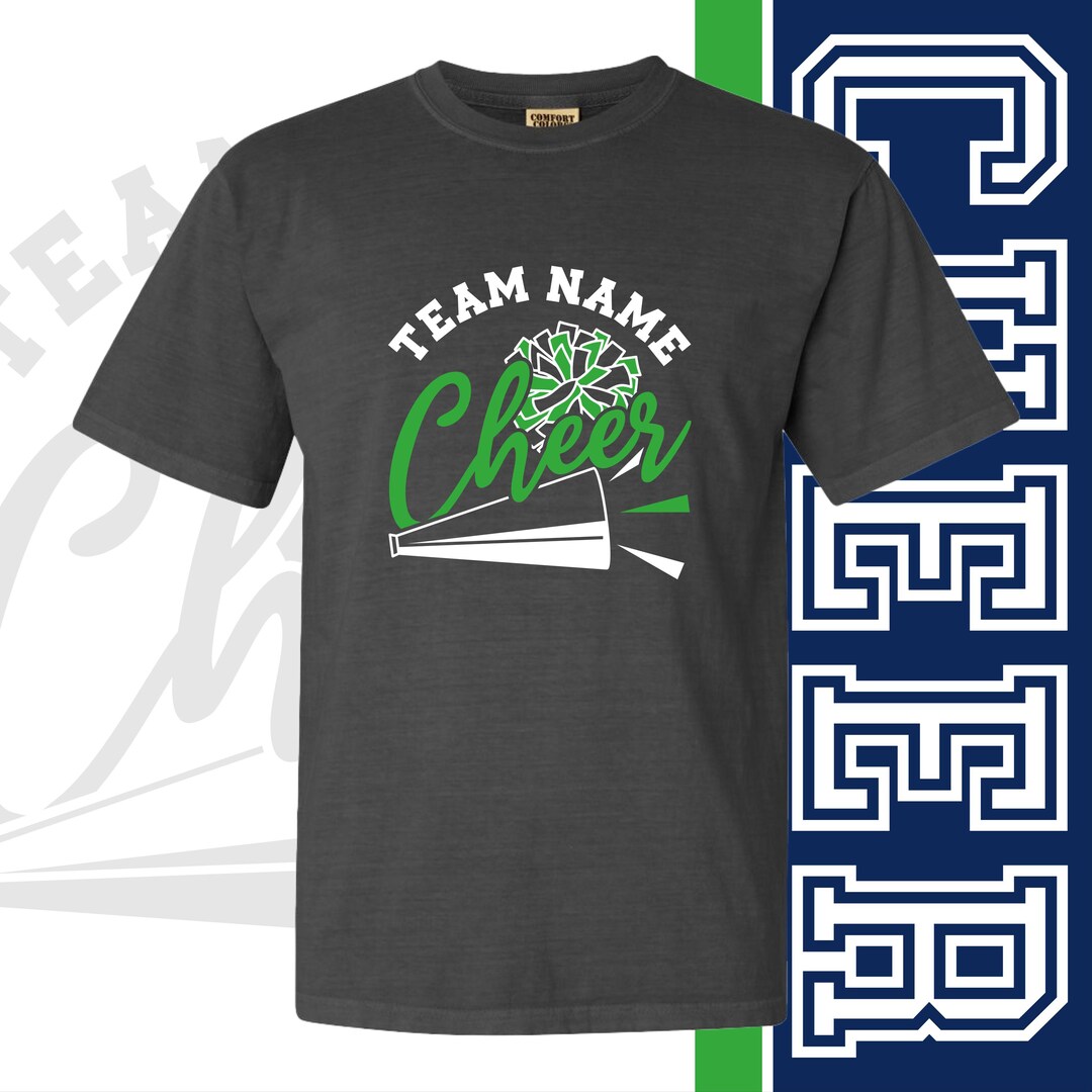 Cheer Team Svg Png, Cheer Megaphone Pom Pom Png Mascot Template, Svg ...