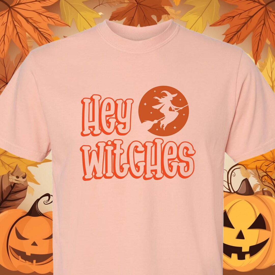 Hey Witches SVG, Witch Svg, Witchy Svg, Funny Halloween Shirt Svg, Silhouette, Halloween Quote ...