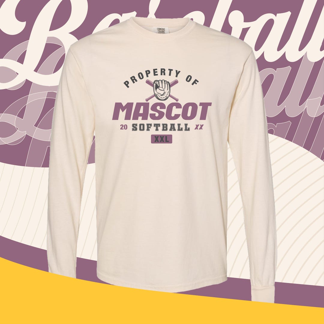 Property of Baseball Svg, Softball DIY Mascot, Baseball Png, Svg Png ...