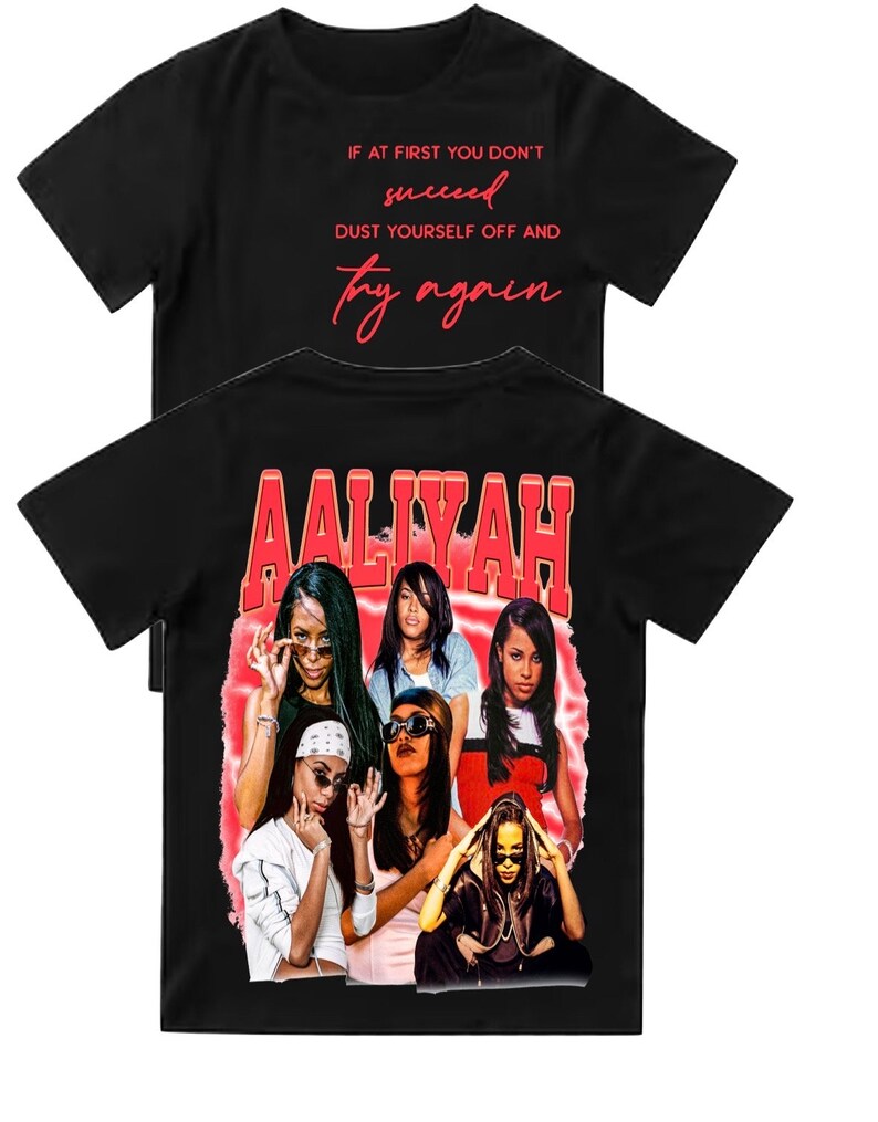 Aaliyah Custom Tee - Etsy
