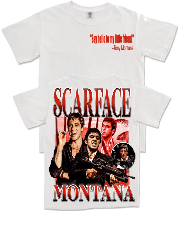 Scarface Custom Graphic Tee - Etsy