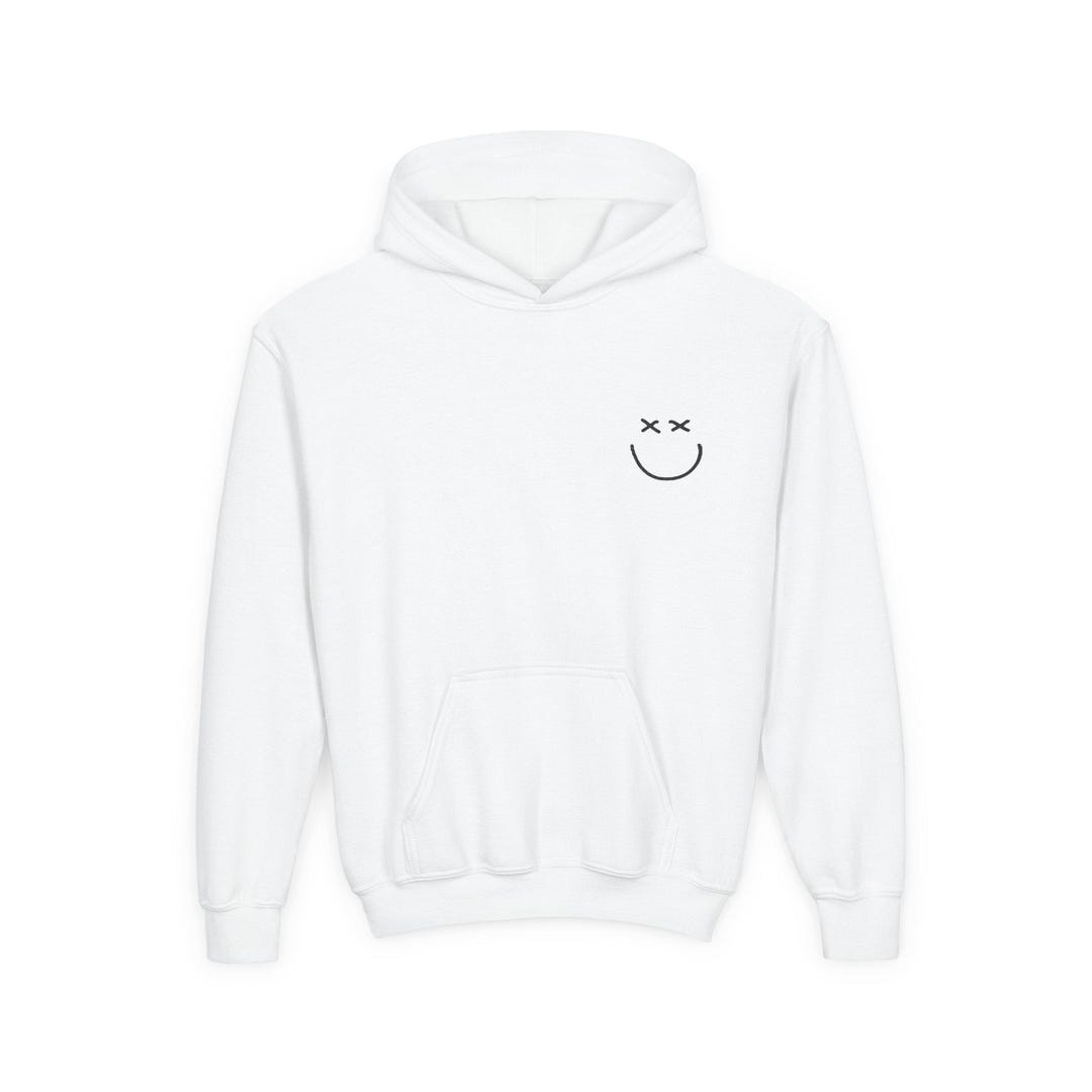 Smiley Face With X Eyes Hoodie Youth Sweatshirt - Etsy