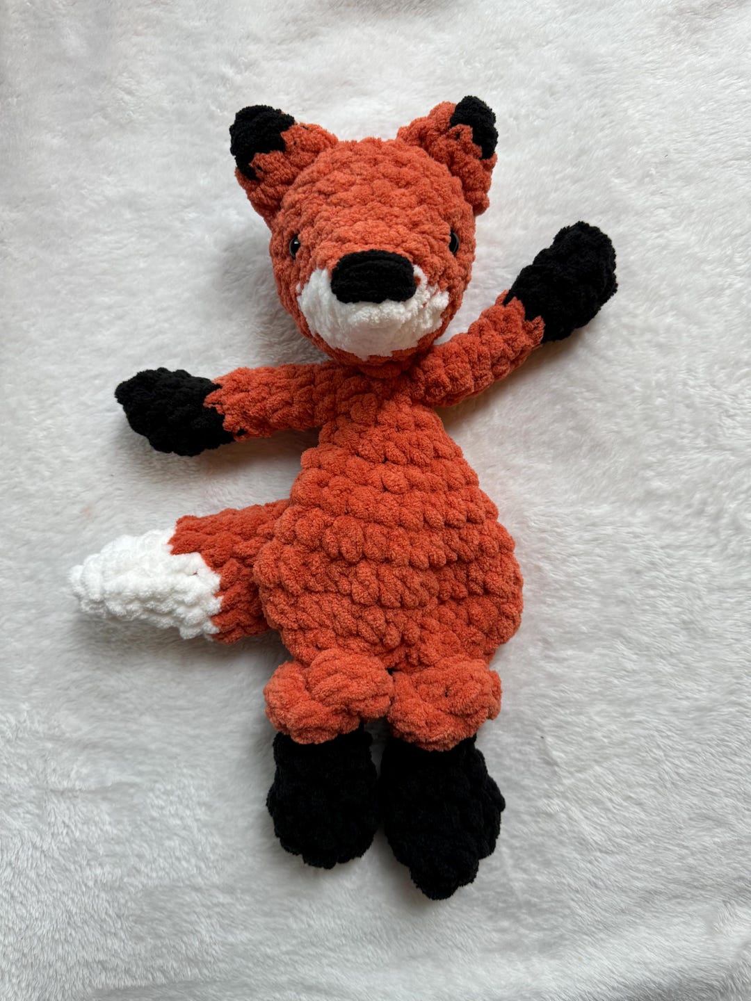 Fox Knotted Lovey - Etsy