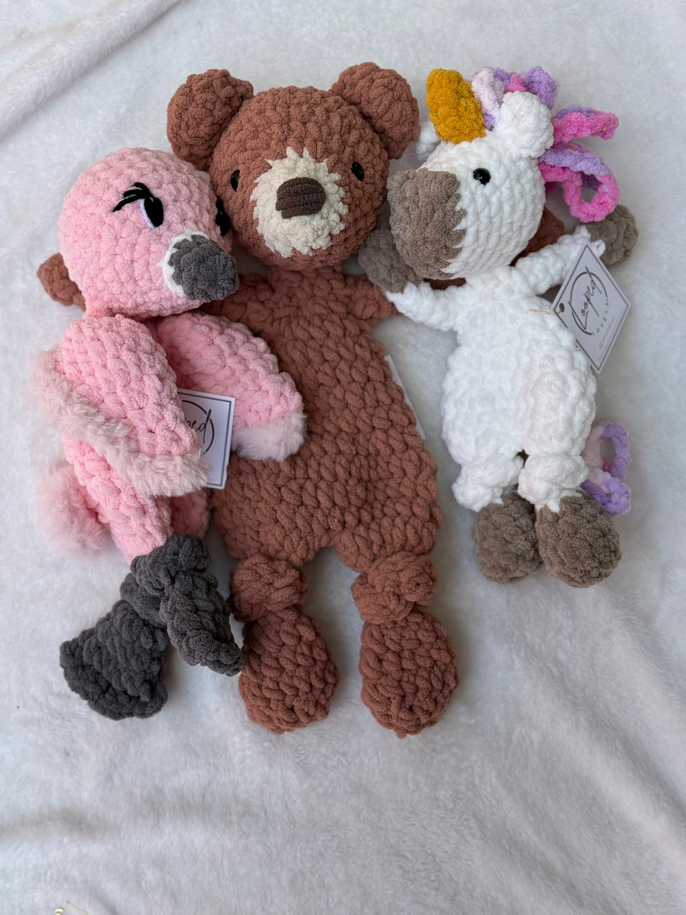 Bear Knotted Lovey - Etsy