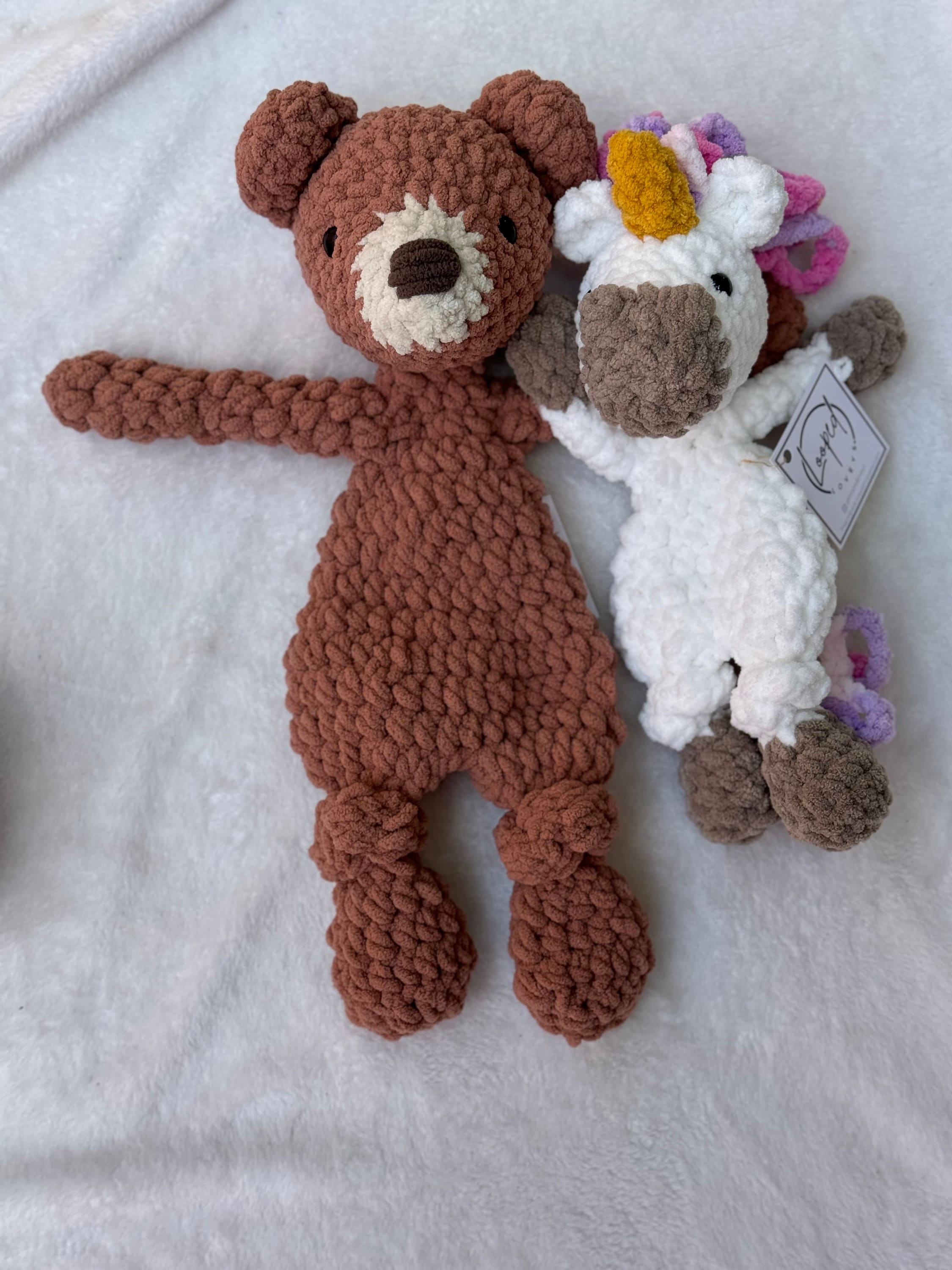 Bear Knotted Lovey - Etsy