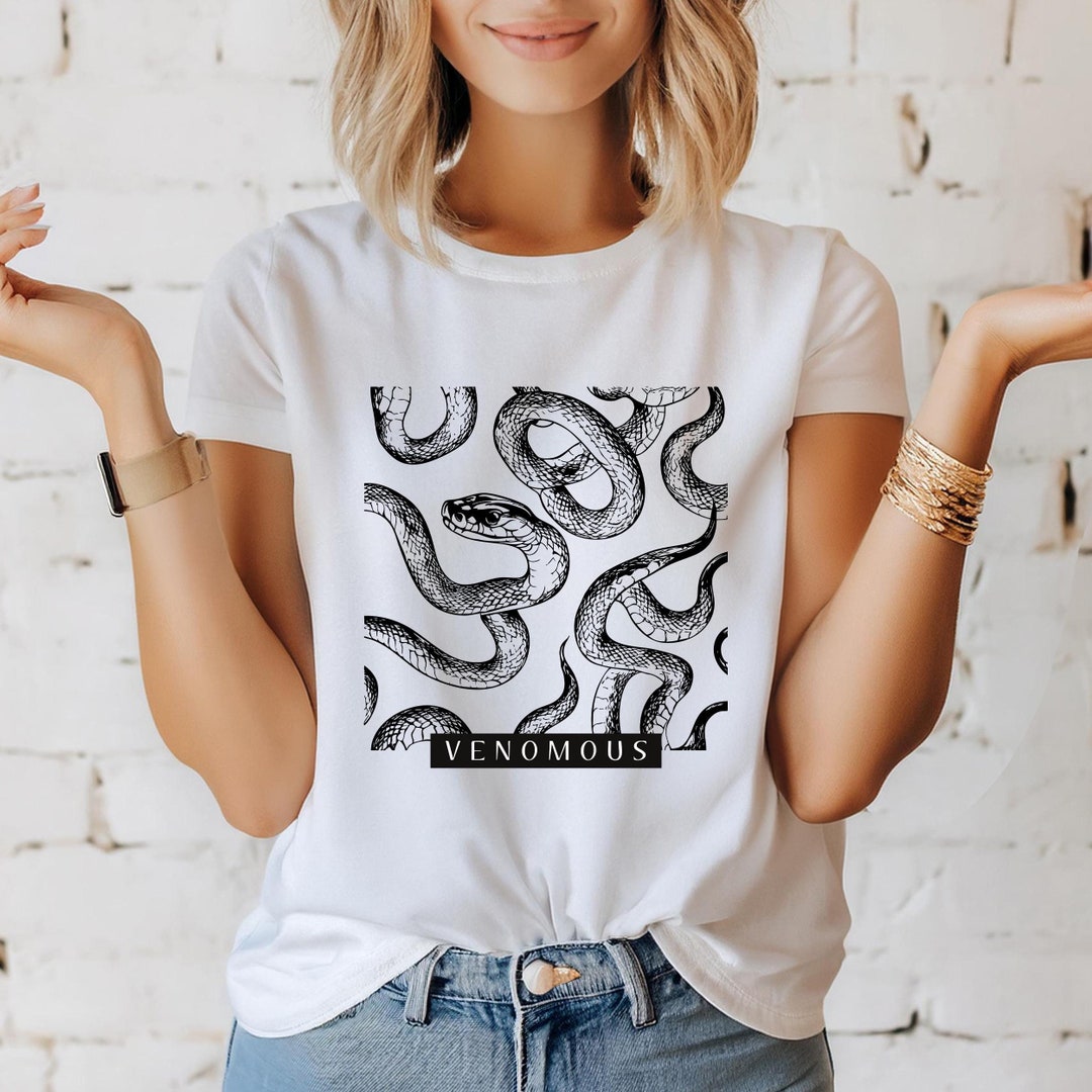 Venomous Snake SVG Print | Golden Snake Clipart (commercial License) - Etsy
