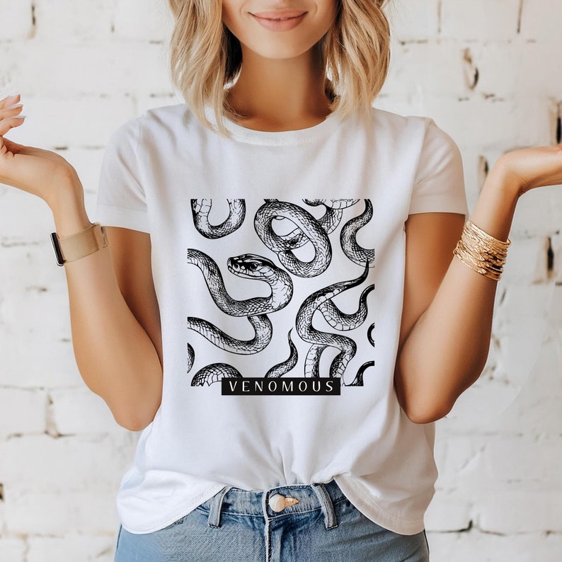 Venomous Snake SVG Print | Golden Snake Clipart (commercial License) - Etsy