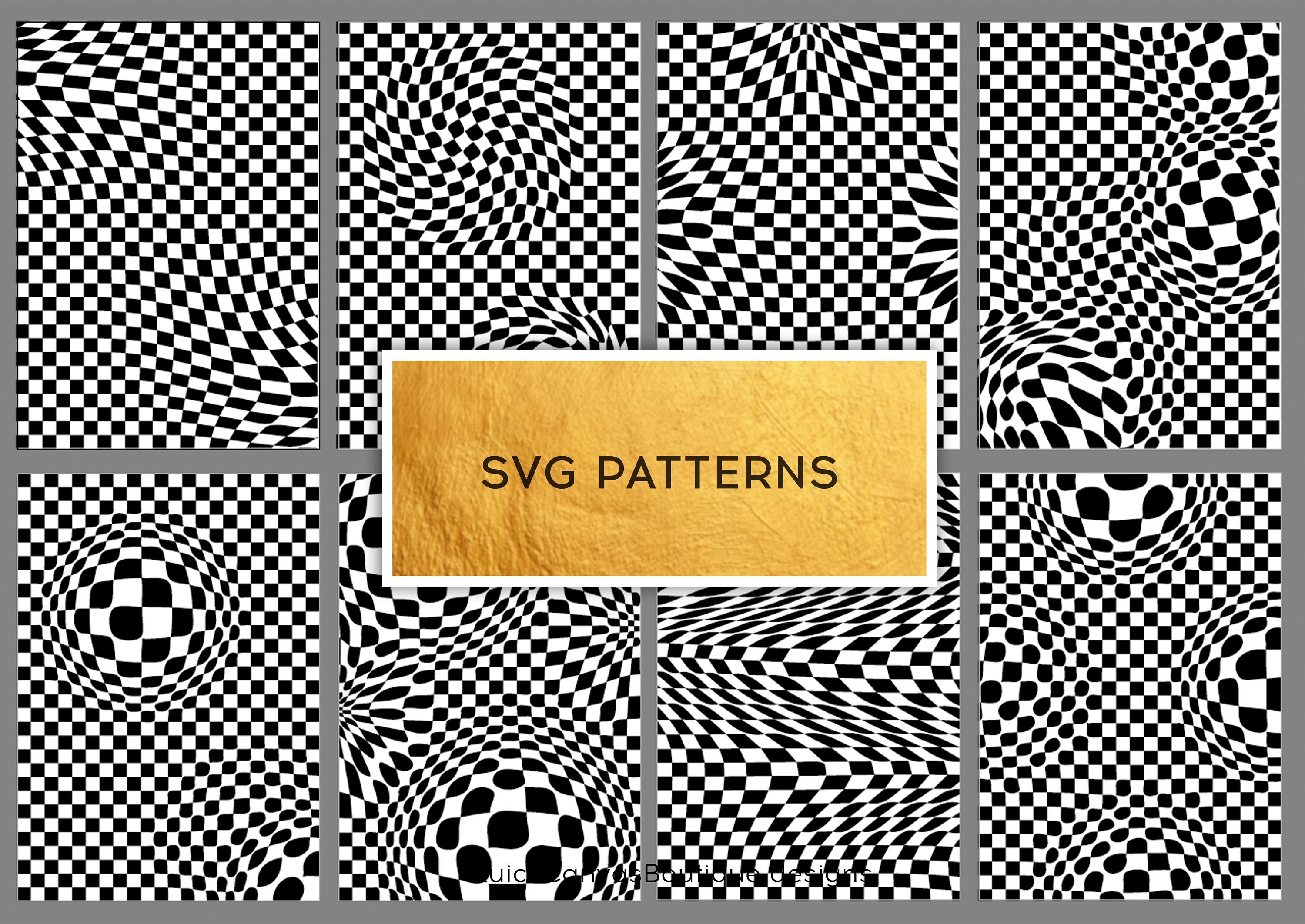 Checkered Patterns 8 SVG DIGITAL Patterns Posters Checkerboard Textures ...
