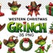 Grinch PNG Bundle Bow Coquette Style Western Style Vector Clipart ...